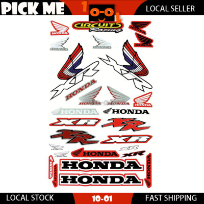 Sticker Kit Grahics Fit Honda XR70 XR80 XR100 XR125 XR150 XR200 Sticker ...