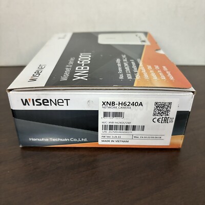 Hanwha WiseNet X Series XNB-H6240A 2MP Modular ATM Network Camera | eBay