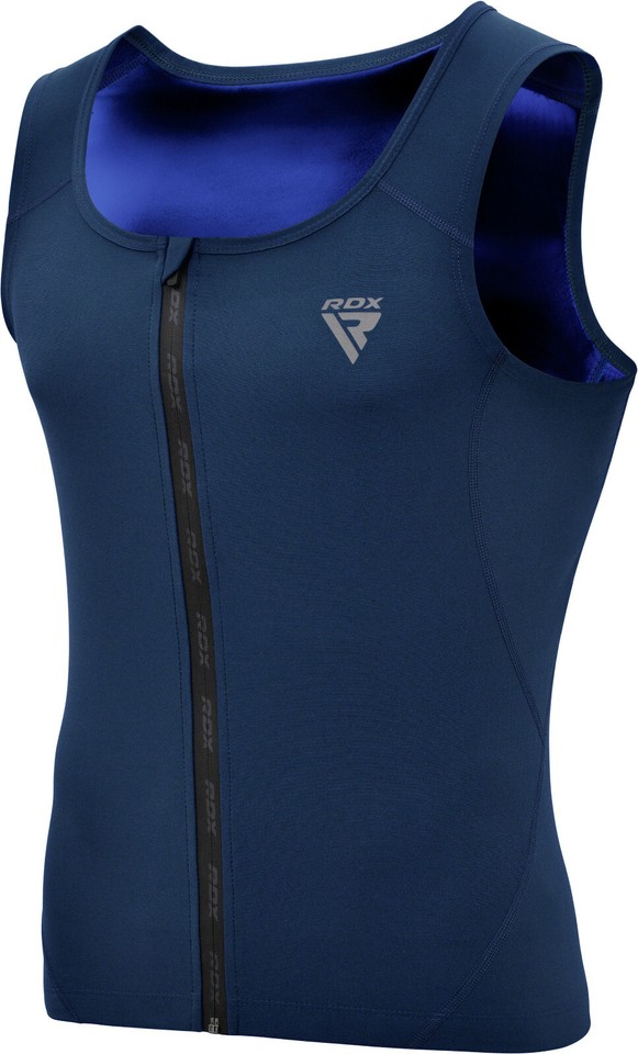 RDX Mens Sweat Sauna Vest Heat Trapping Sweat Waist Trainer Gym ...