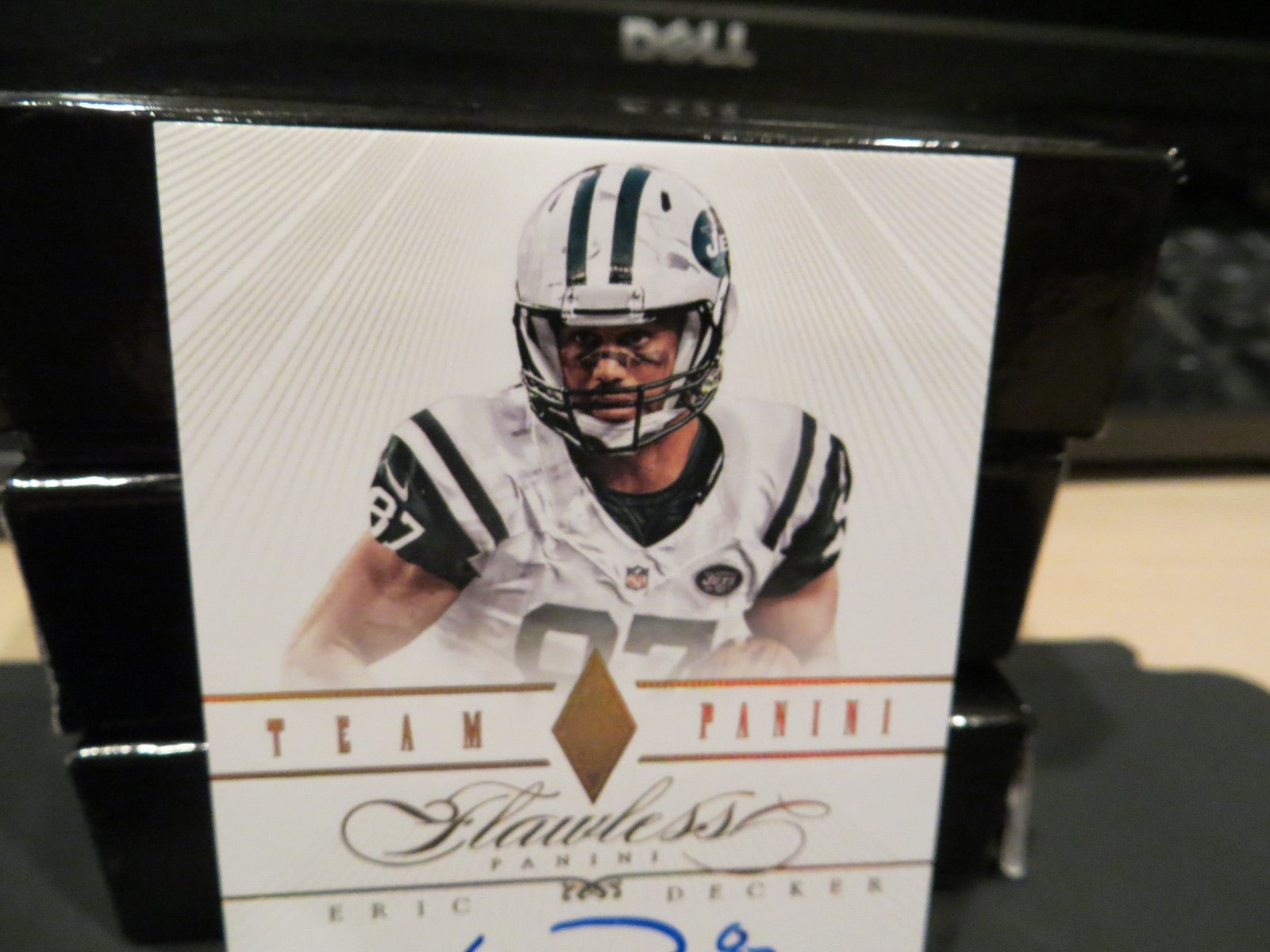 Panini Flawless Gold On Card Autograph Jets Eric Decker 08/10 2014 | eBay
