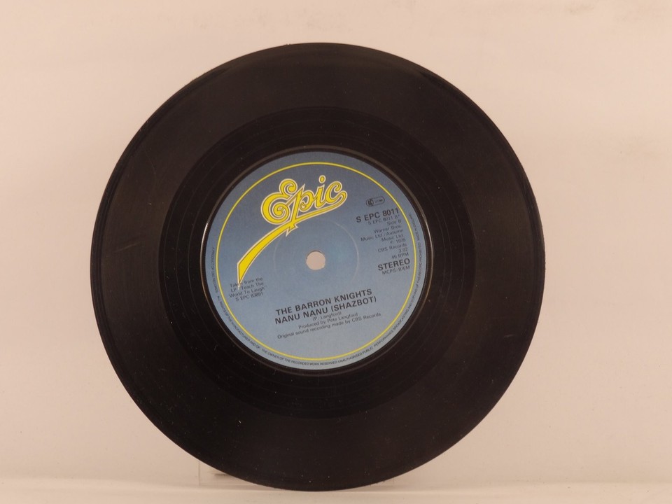 THE BARRON KNIGHTS FOOD FOR THOUGHT / NANU NANU (SHAZBOT) (118) 2 Track ...