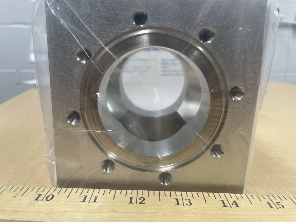 Stainless 4.5" CF450 Cube Conflat UHV 6-Way Conflat Lesker DN63CF | eBay