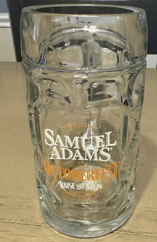 Samuel Adams Octoberfest “Raise the Stein” Beer Mug Stein 0.5L Dimple ...