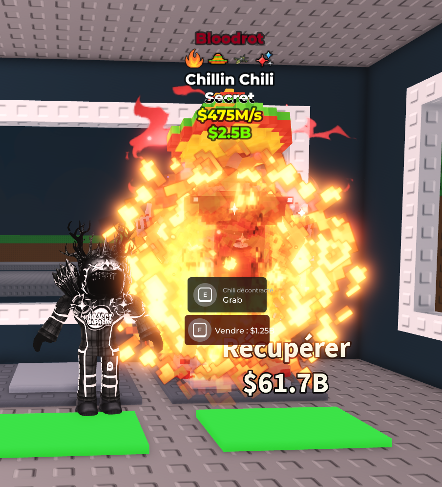Steal a brainrot -⭐ Chillin Chili 475M/s⭐ - Livraison Rapide | eBay