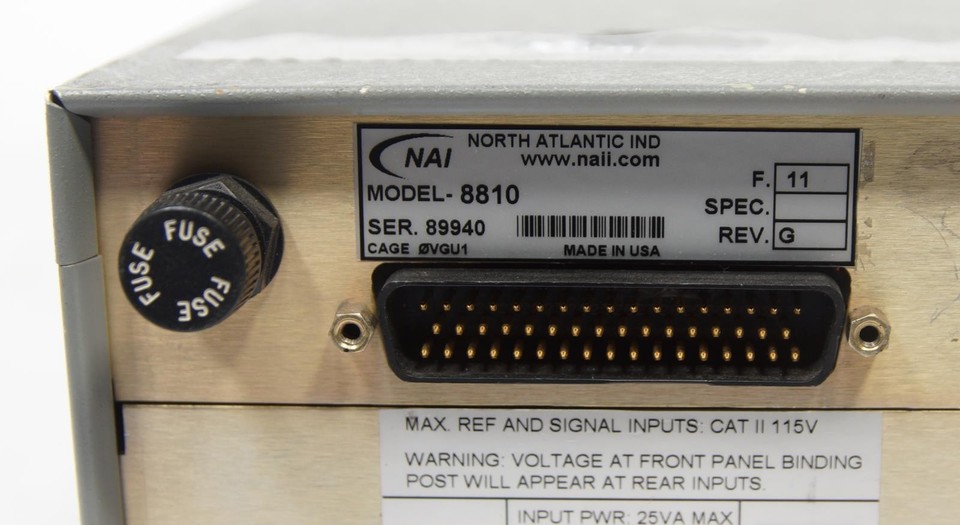 North Atlantic 8810 F11 RevG API Synchro-Resolver/Angle Position ...