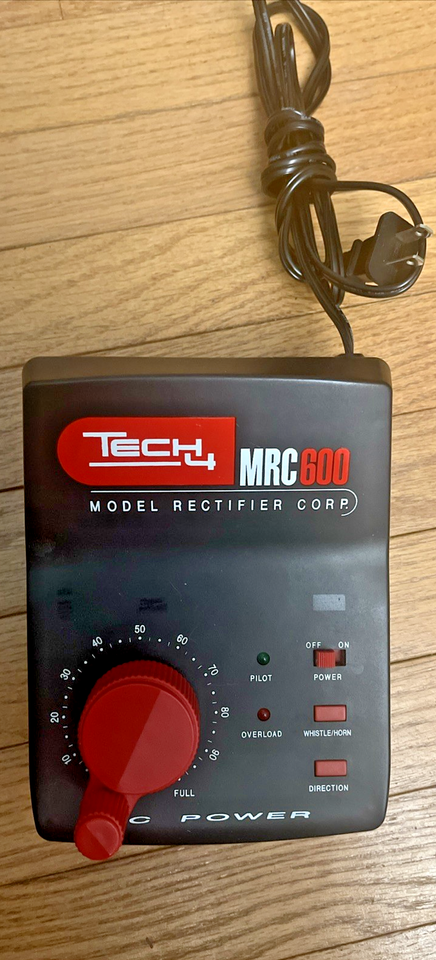 MRC Tech 4 600 Power Pack Model Train Controller Transformer All Scales ...