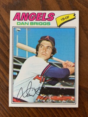 DAN BRIGGS 1977 Topps Baseball Card #592 – CALIFORNIA ANGELS | eBay