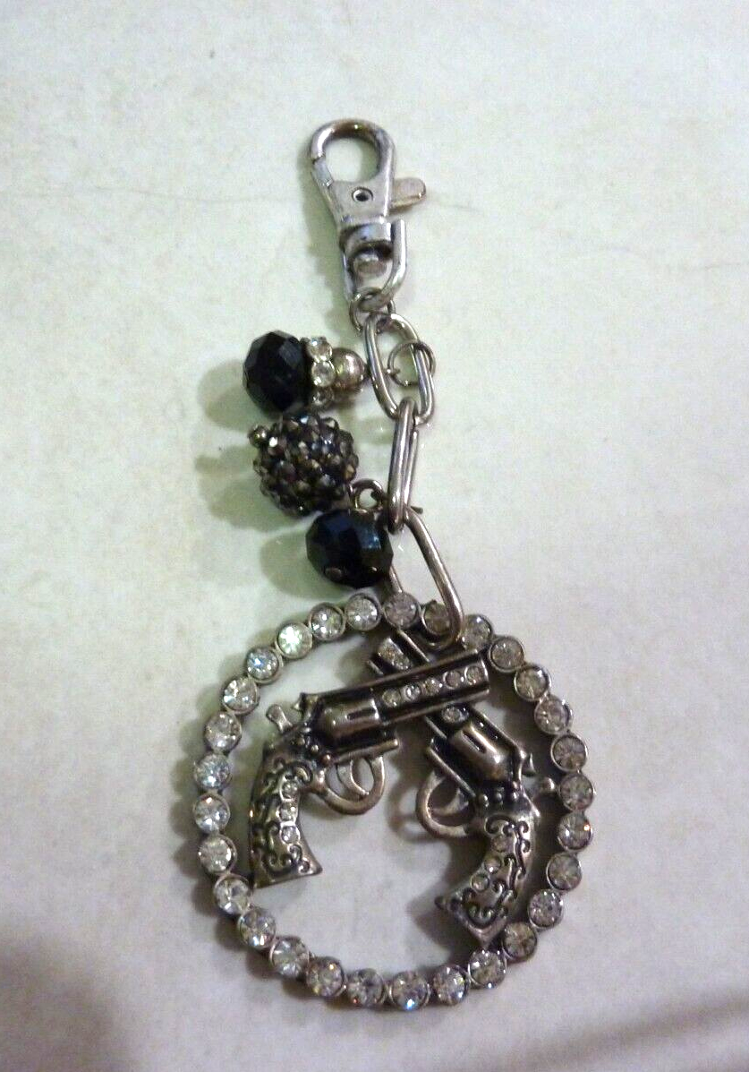 Crystal Rhinestone Guns Handbag Charm Jewelry Bling Bling | eBay