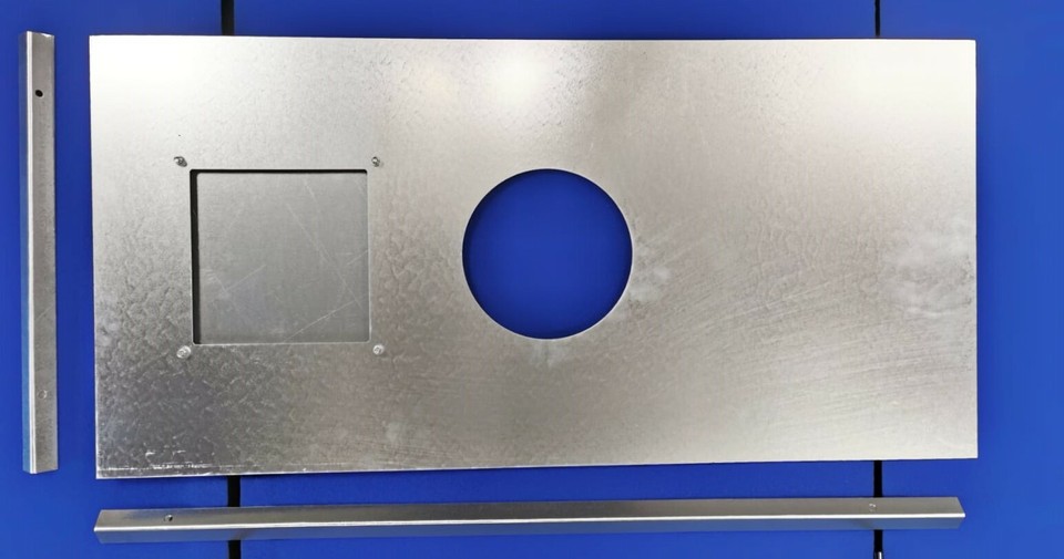 Stove register plate,steel chimney closure board wood burner 2 X sweep ...