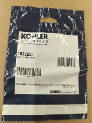 KOHLER CLICKER DRAIN SEAL - 1032250 - OEM | eBay