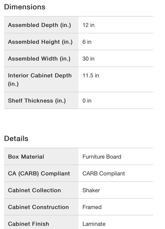 Hampton Bay Sterling Gray Open Cube Organizer 30” X 6” X 12” | eBay