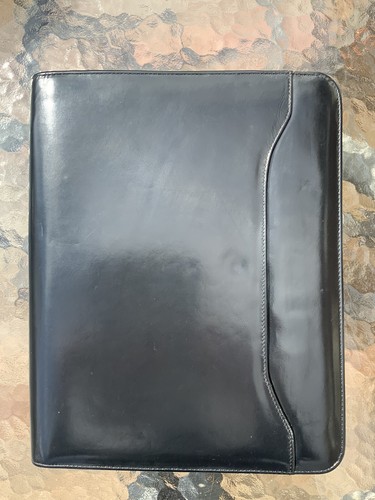 iPad, Tablet, Pad Folio Zippered Black Leather, Universal, Notepad ...
