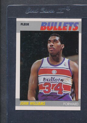 1987/88 Fleer #122 John Williams Bullets NM *604 | eBay