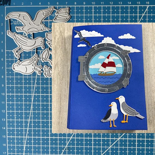 Metal Cutting Dies Seagulls Scrapbooking Embossing Stencil Paper Card ...
