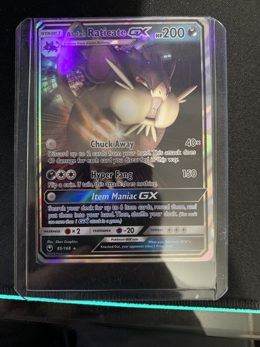 Alolan Raticate GX 85/168 Sm-Celestial Storm Holo for sale online | eBay