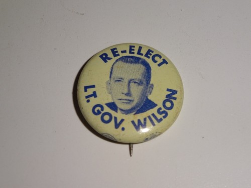 vintage NY LT. GOVERNOR MALCOLM WILSON CAMPAIGN BUTTON PINBACK Re-Elect ...