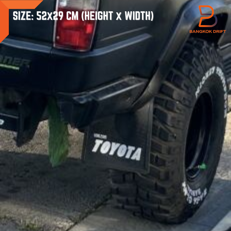 USE FOR TOYOTA 4X4 4WD OFF-ROAD MUD FLAPS SPLASH GUARDS CAR TRUCK BLACK ...