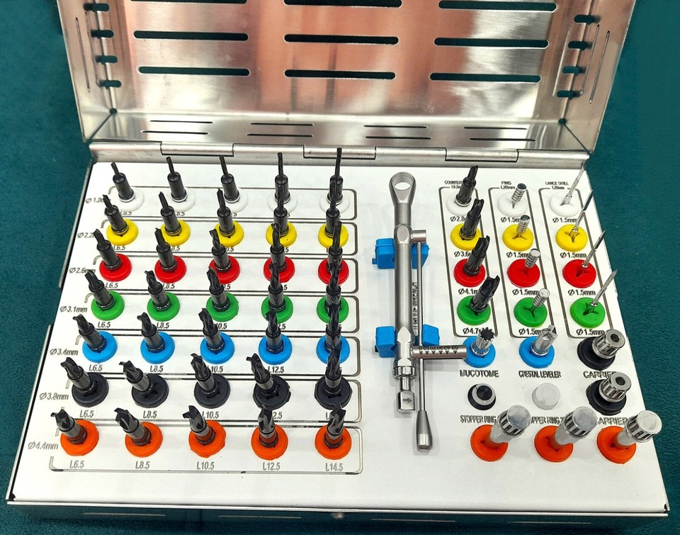 Fully guided surgery drills kit Dental Implant surgery Tools set | eBay