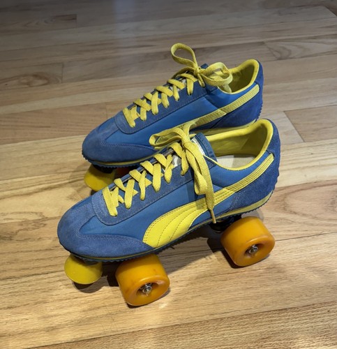 Puma Roller Skates … blue and yellow Vintage RARE | MINT CONDITION | eBay