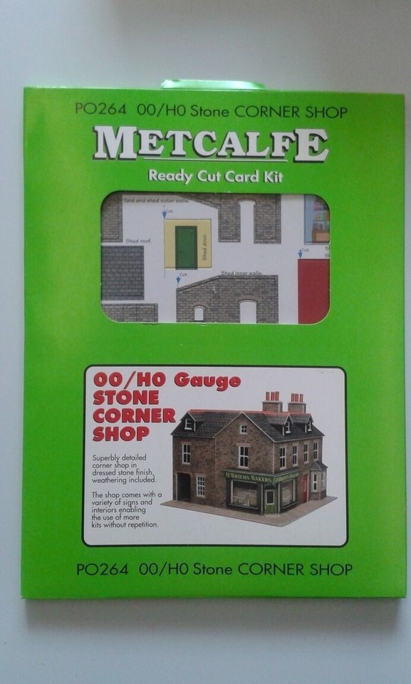 Corner Shop In Stone - OO/HO Card kit – Metcalfe PO264 | eBay