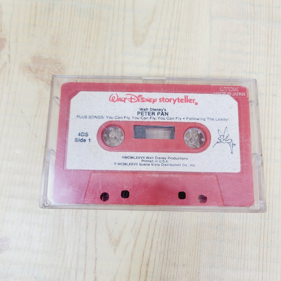 Walt Disney Storyteller Cassette Tape Peter Pan Fox and the Hound ...