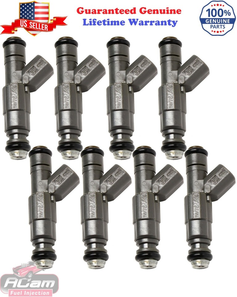 8Pcs Genuine Ford 1W7E-A5A Bosch OEM 0280156048 4.6L Flow Matched Fuel ...