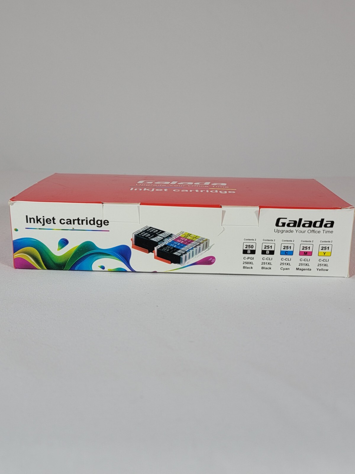 Galada Inkjet Cartridge 250-251 XL Black Cyan Magenta Yellow Canon ...
