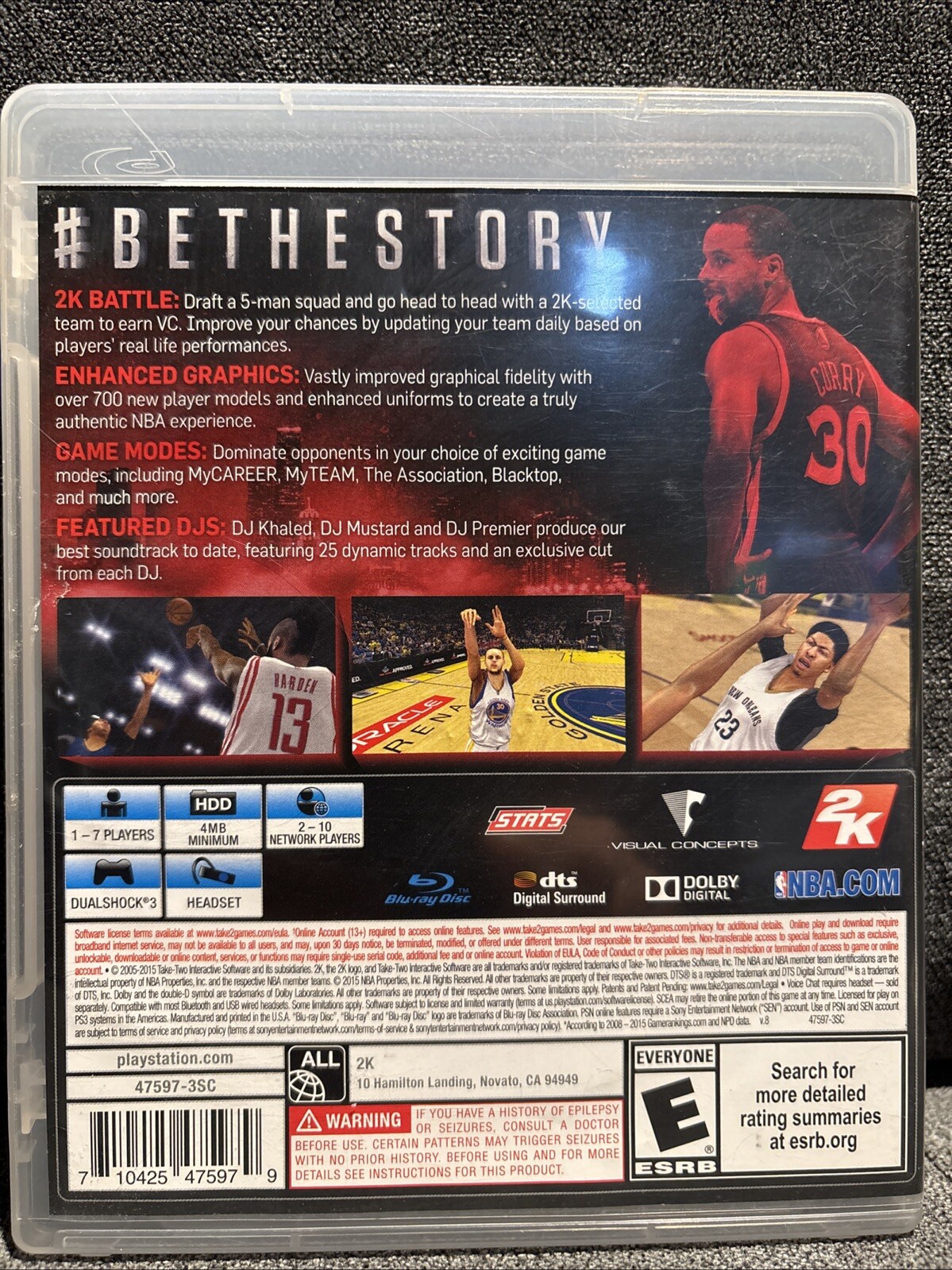 NBA 2K16 (SONY PLAYSTATION 3, PS3, 2015) Tested | eBay