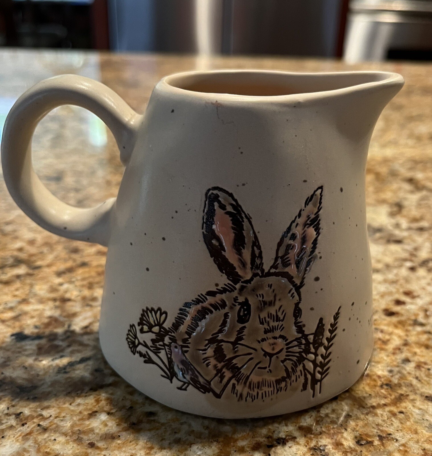 Bunny Rabbit Easter Creamer/Syrup Pitcher Spectrum Designz Adorable In ...
