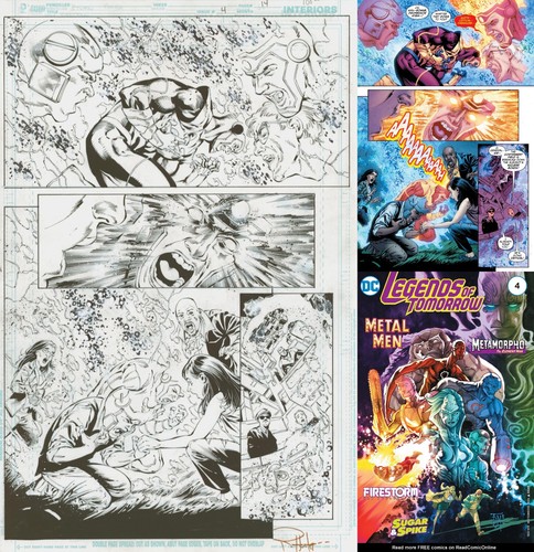 Gerry Conway Firestorm Legends of Tomorrow #4 Pg 14 Original Art ...