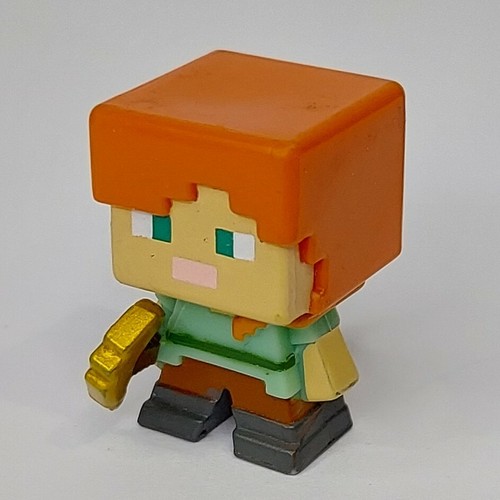 Minecraft Mini-Figures 1" Alex w/ Pickaxe Mini Action Figure Mattel ...