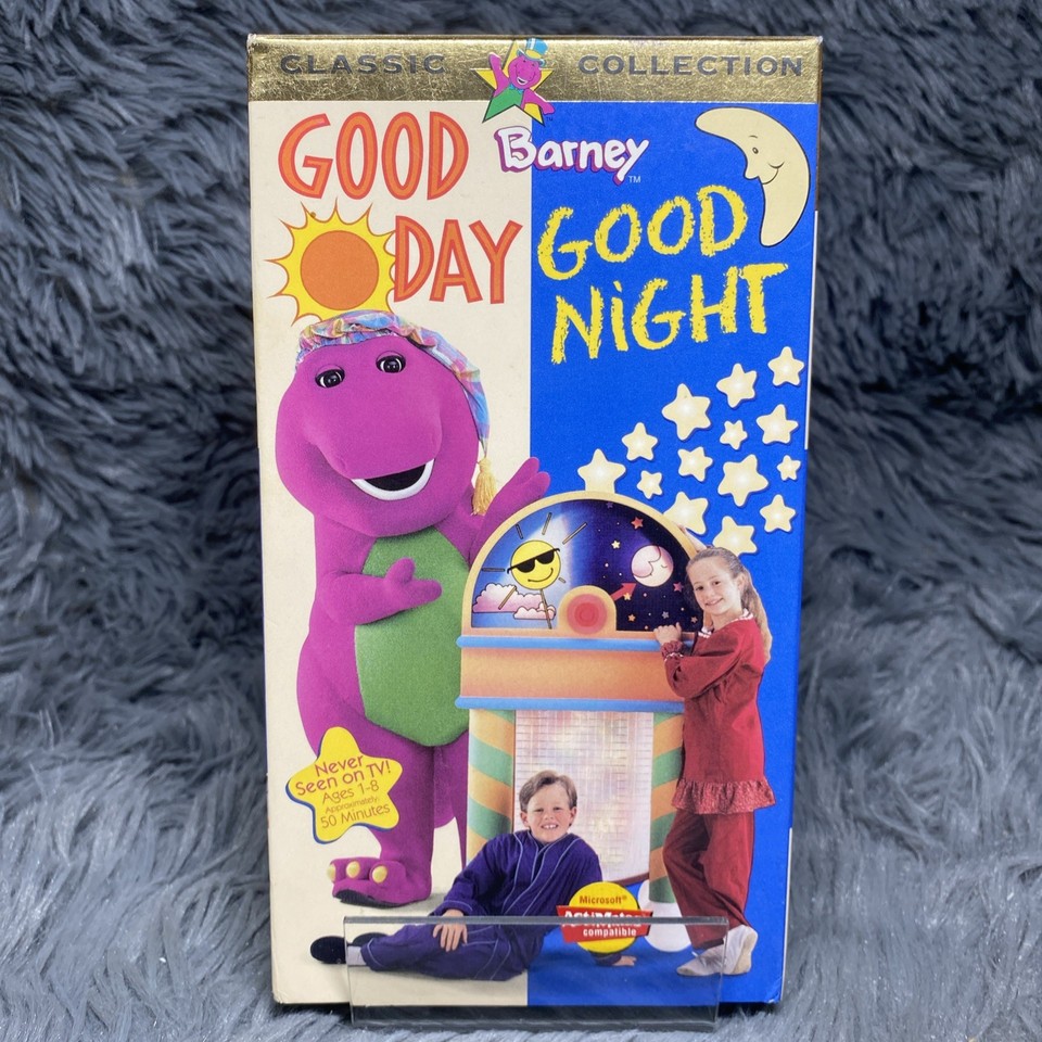 Barney: Good Day Good Night - Classic Collection VHS Tape 1997 Rare ...