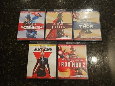 Marvel Cinematic Universe (MCU) 4K Blu-ray Lot - Like New - Pick From ...