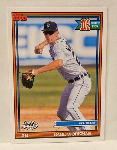 2021 Topps Pro Debut #PD-179 Gage Workman Detroit Tigers | eBay