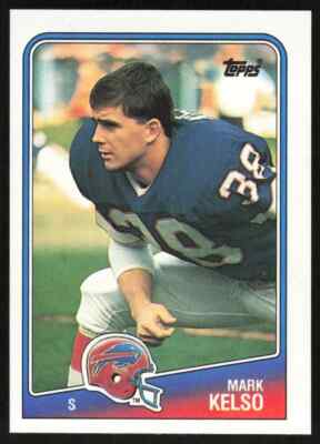 1988 TOPPS NFL Football Safety Trading Card #231 -- MARK KELSO, Buffalo ...