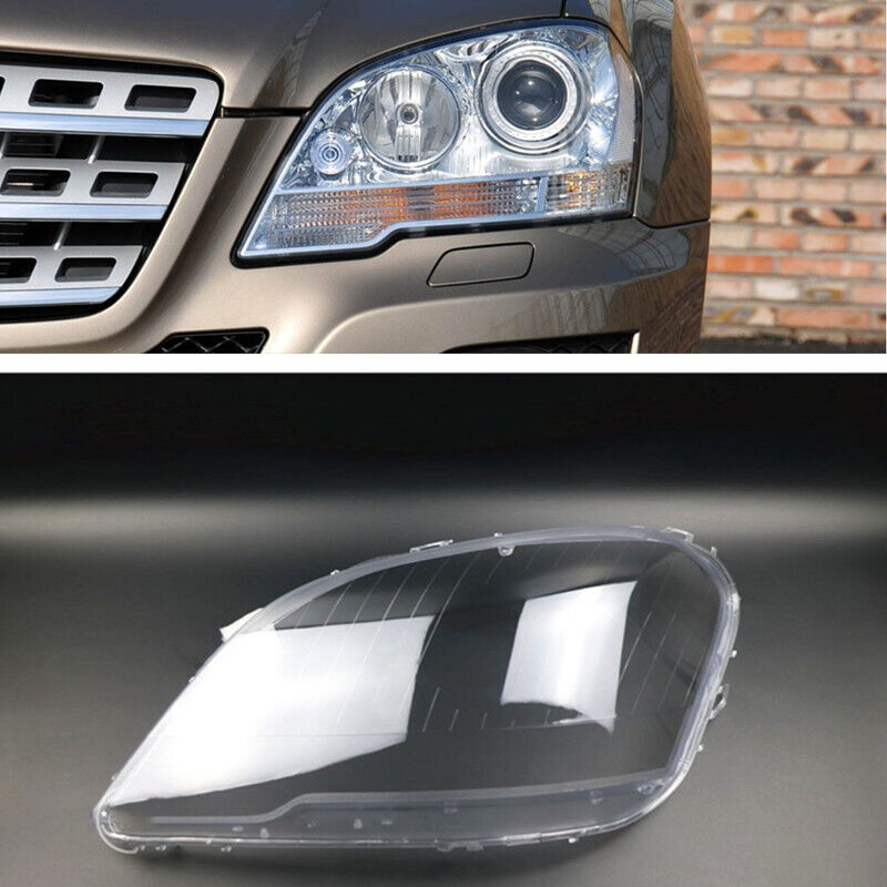 For Mercedes-Benz W164 M Class 2008-2011 Left Headlight Lens Cover ...