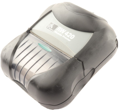 Zebra RW420 Wireless Mobile Printer R4D-0U0A010N-00 With Pre Owned ...