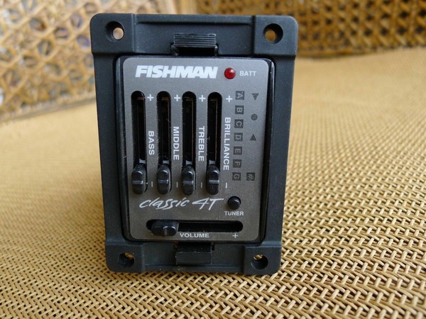 Fishman Classic 4t Acoustic Guitar Preamp Pre-amplifier Pickup for ...
