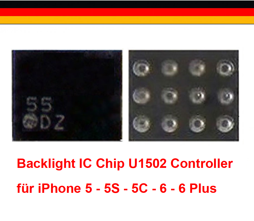Backlight IC Chip Controller U1502 für iPhone 5 - 5S - 5C - 6 - 6 Plus ...
