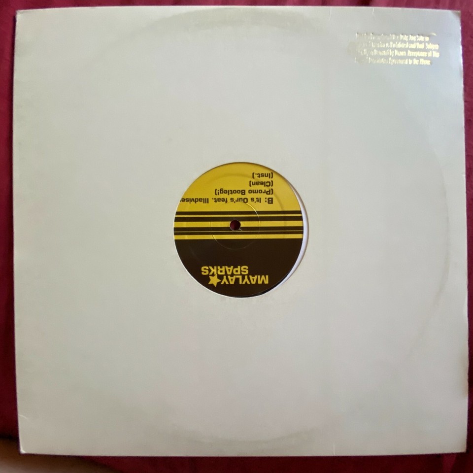 Maylay Sparks~Crazy~2002 StateSide Records 12" Single~Hip Hop~FAST ...