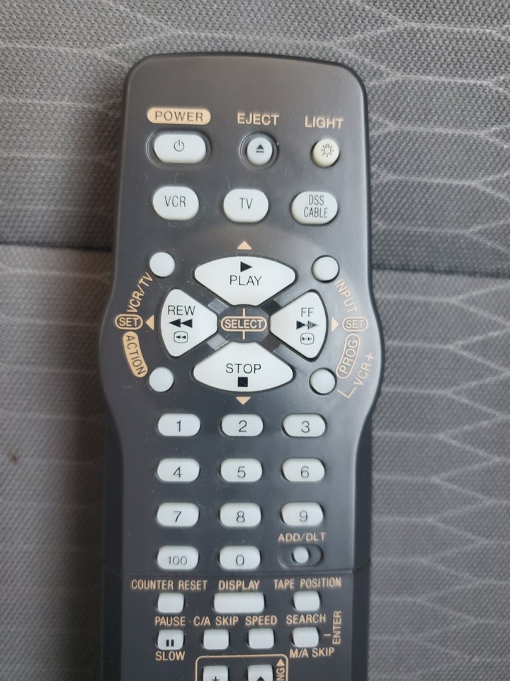 PANASONIC OEM Shuttle Tower VCR TV Cable box Universal Remote Control ...