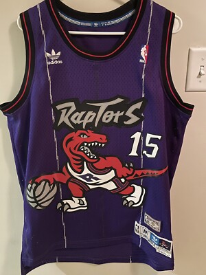 Vince Carter Toronto Raptors Jersey 1998-1999 Adidas Hardwood Classics ...