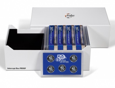 2 Proof Set Storage Box Lighthouse INTERCEPT IBPROOF US Mint Sets ...