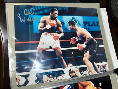 Boxer Carl Williams 'The Truth' (d.2013) Signed Autographed 8x10 Photo ...