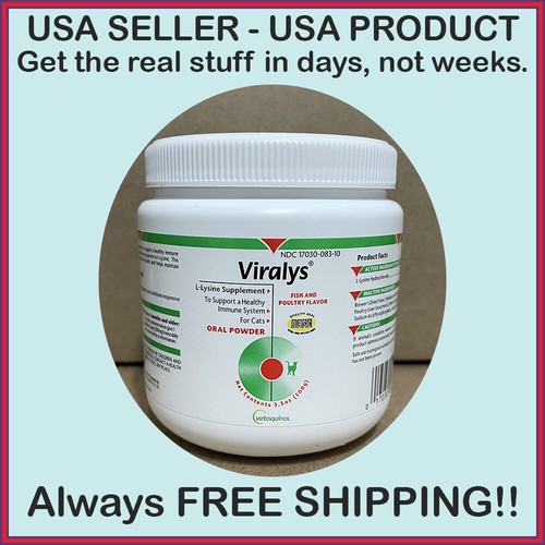 Vetoquinol 410633 Viralys L-Lysine Supplement for Cats for sale online ...