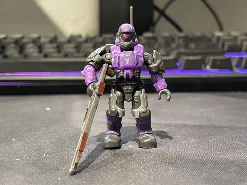 UNSC ODST Marine Lang Halo Fireteam Raven Mega Bloks Construx Action ...