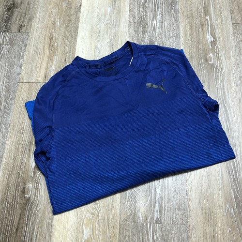 PUMA Crewneck Long Sleeve Blue Activewear Pullover Shirt Women's Size ...