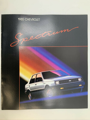 1985 Chevrolet Spectrum Brochure | eBay