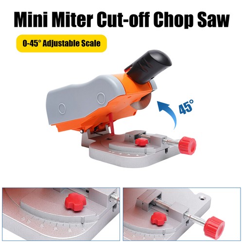 Mini 0°-45° Miter Saw Wood Metal Cutting Machine Bench Cut-off Chop Saw ...