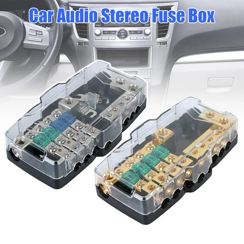 Audio Stereo Fuses Box LED Multi-Functional Power Splitting ...